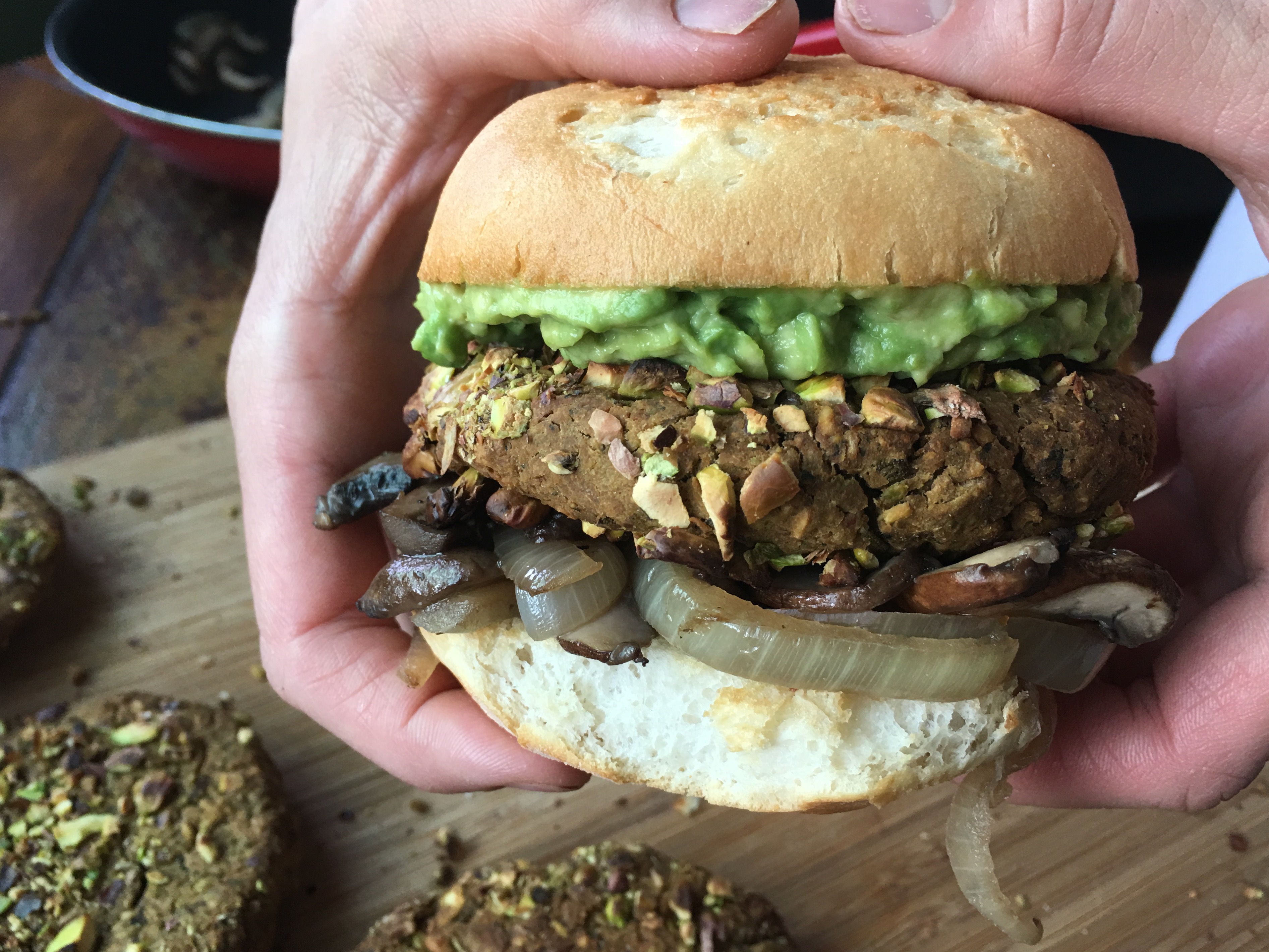 Pistachio Burgers (V/GF) – Bunny's Bite