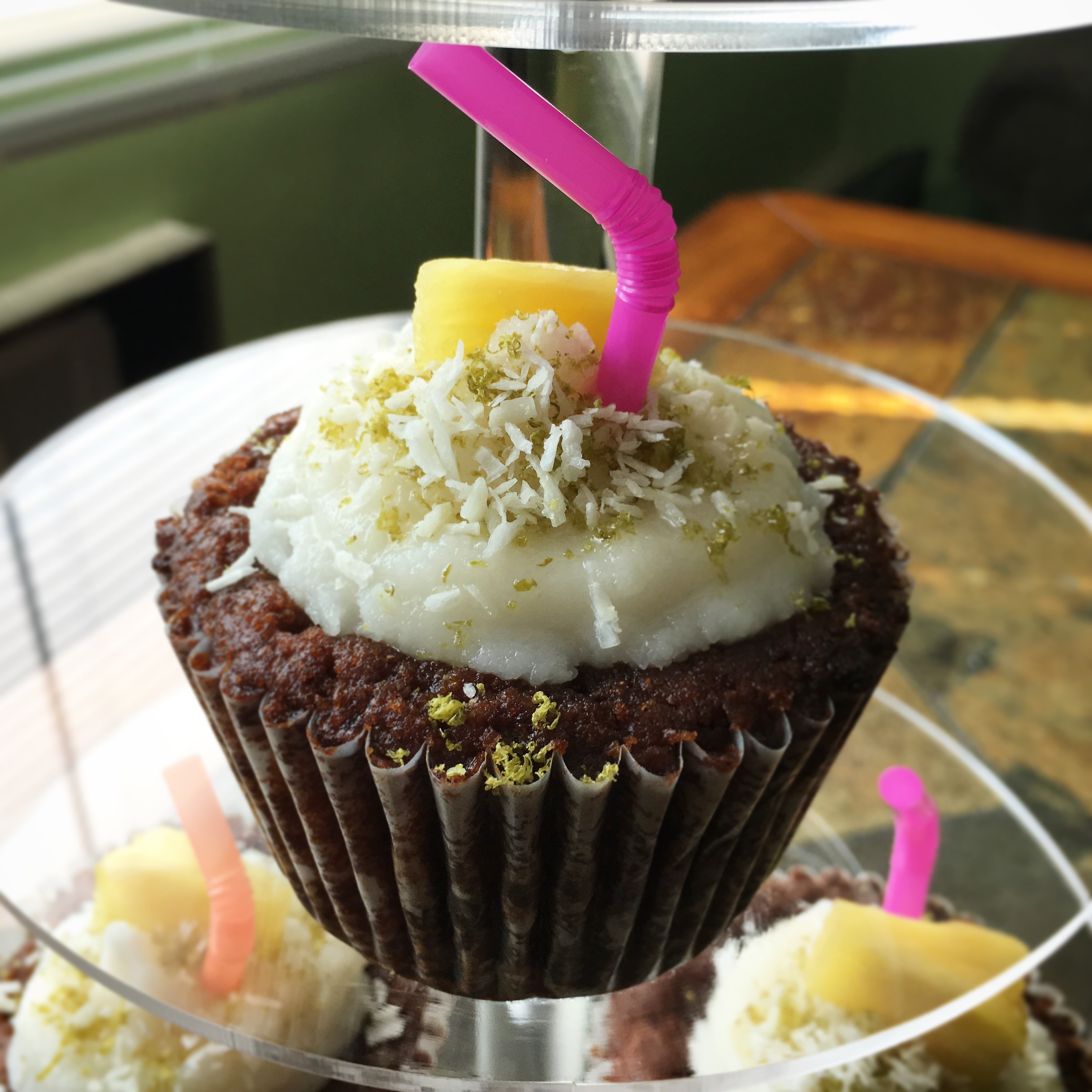 Pina Colada Cupcakes (V/GF) – Bunny's Bite